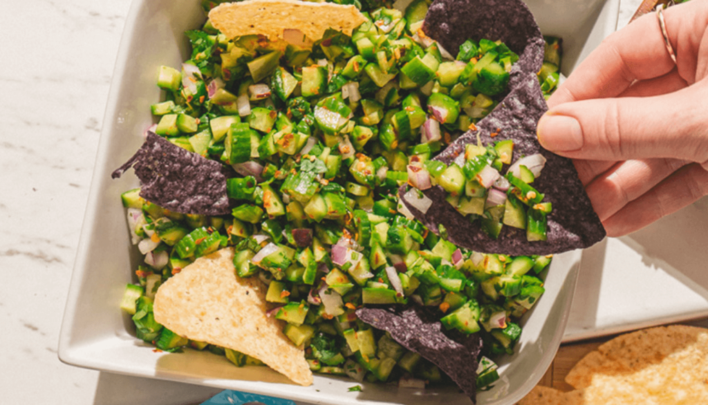 Cool Cucumber Salsa | Greenhouse Goodness Fresh Snack Recipe